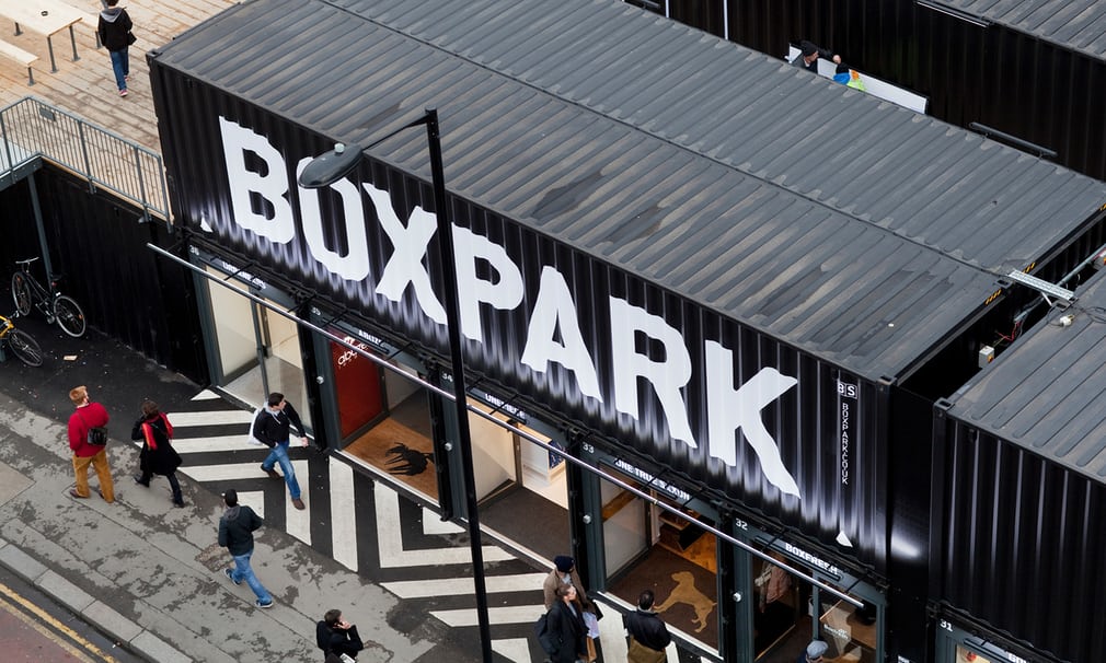 Shipping container architecture