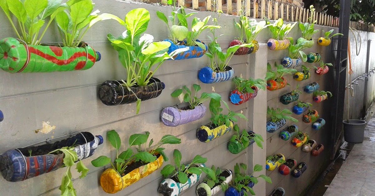 16+ Cara Membuat Pot Bunga Dari Botol Bekas Gantung