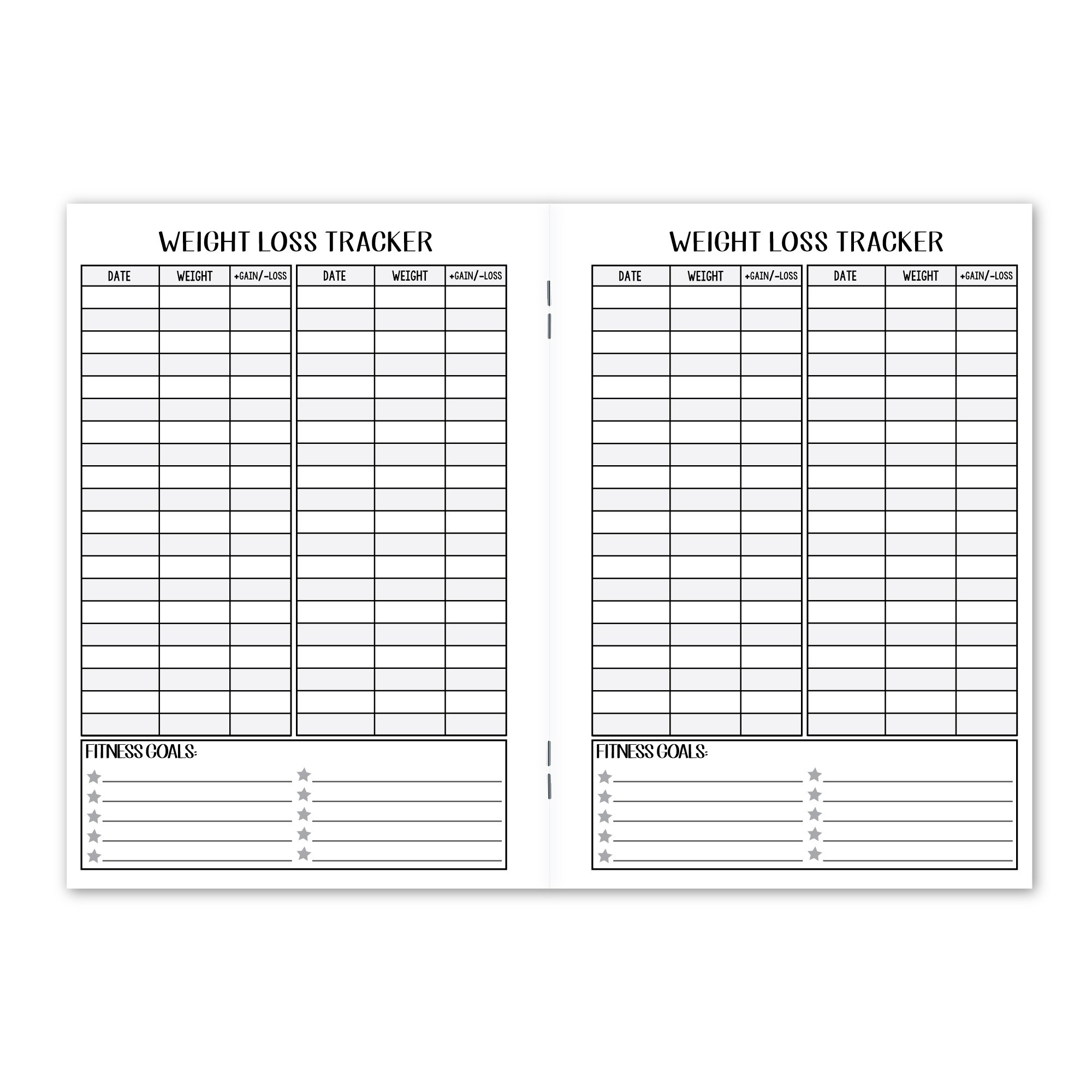 Weight Loss Tracking - Collage Template