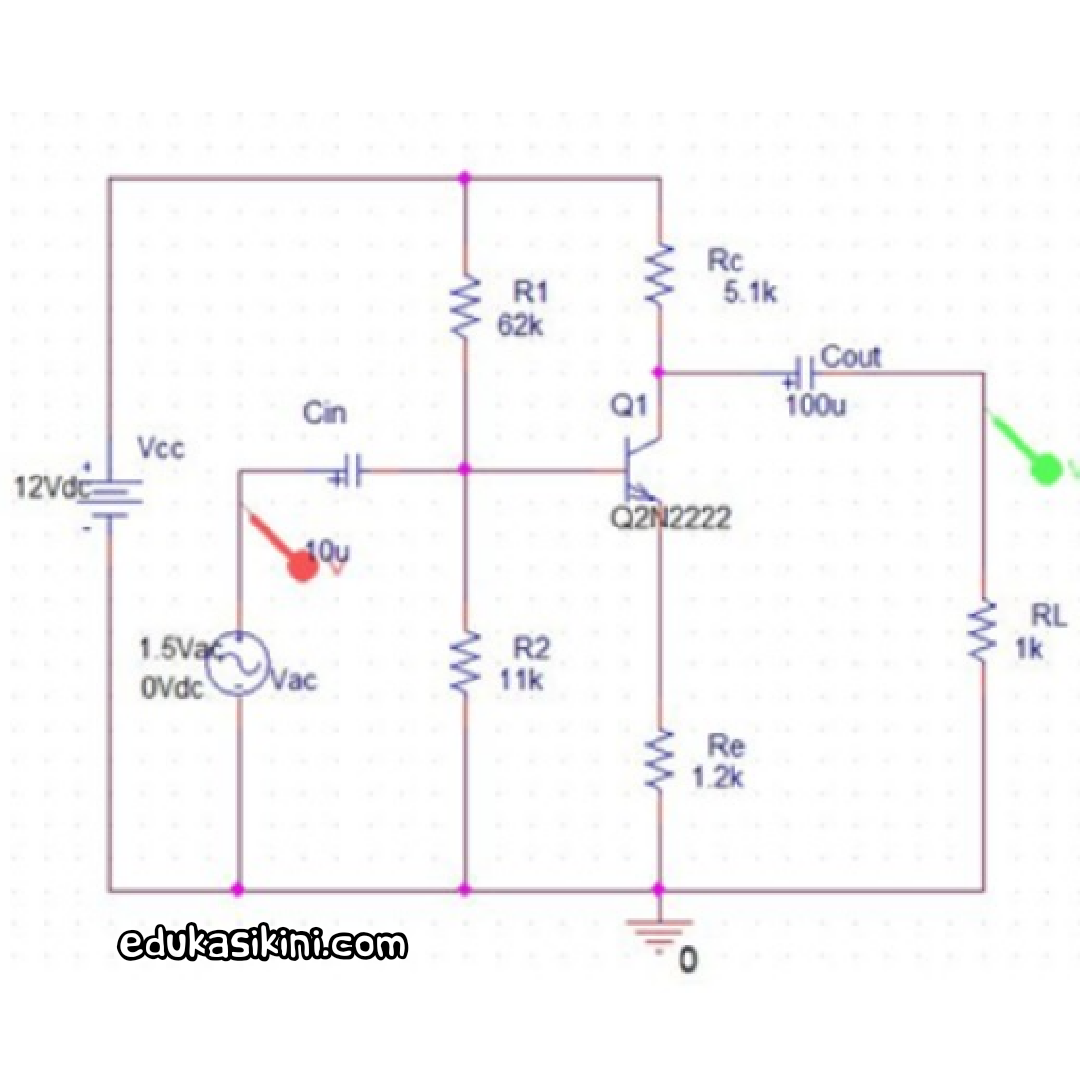 Transistor NPN Teori Serta Cara kerja Sebagai Saklar - EDUKASIKINI.COM