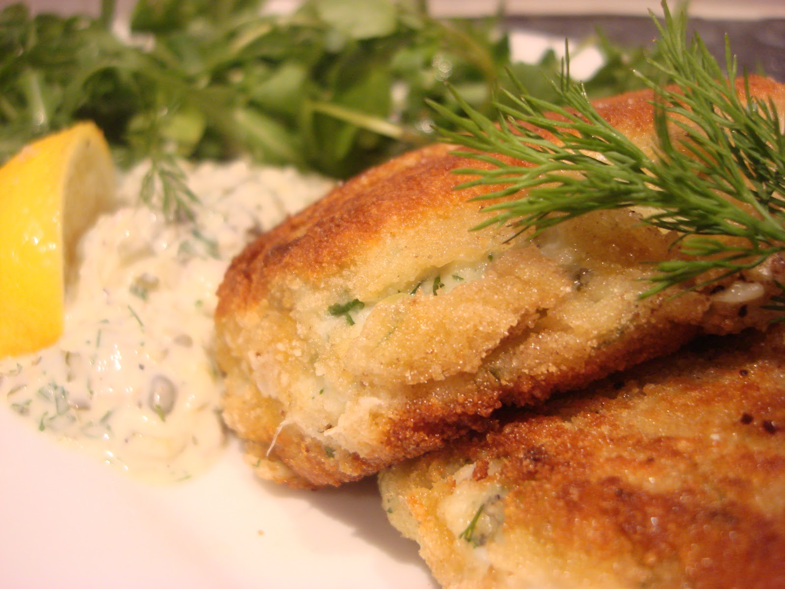annika's apron : Yorkshire fish cakes with Tartar sauce