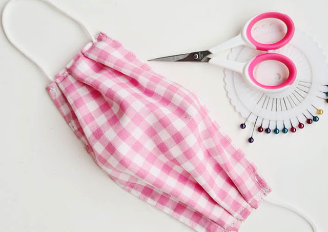 HOW TO Sew a Rectangle Eco Fabric Mask | Beginner Sewing FASHION DIY ...