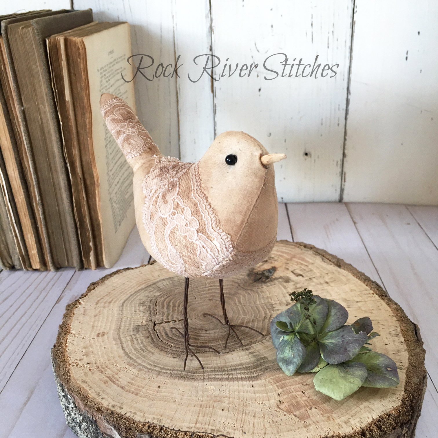 Rock River Stitches: New Primitive Scrappy Spring Birds!