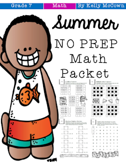Kelly McCown: 7th Grade Summer Math Review