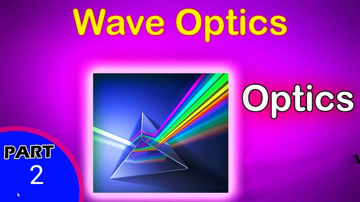 What is Wave Optics ? Wave Optics notes, definition, introduction etc.