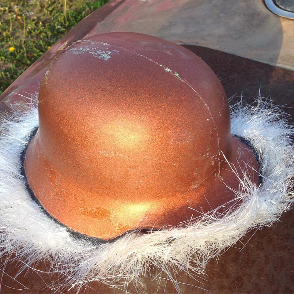 Metal Flake Surfer Helmets, just like the ones Ed Roth used to sell in ...