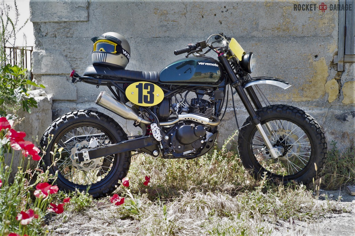 VerveMoto Tracker 125i | Ruggine & Cromo - RocketGarage - Cafe Racer ...
