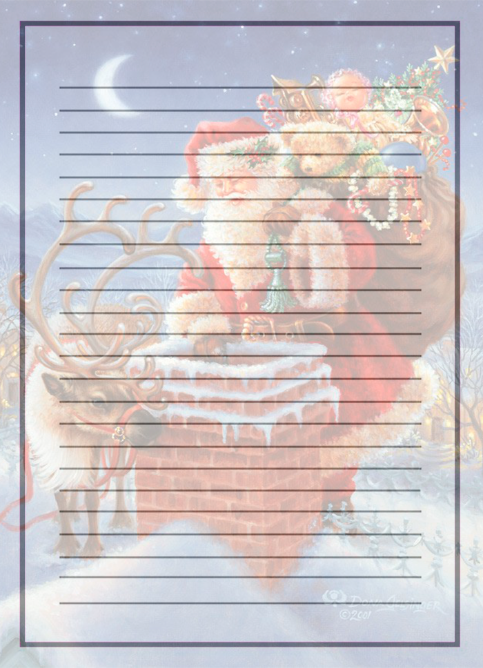 ® Blog Católico Navideño ®: NAVIDAD - PAPELES DE CARTA NAVIDEÑOS