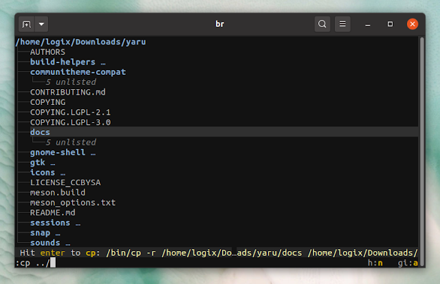 broot Is An Interactive Treeview Directory Navigation Tool For The ...