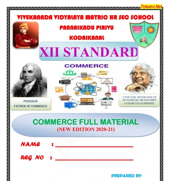 12th Standard - Commerce - Full Study Materials - Mr. P. Vaheeswaran ...