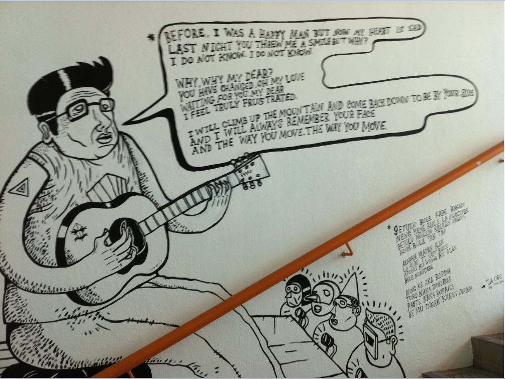 .: Swallows 'La Obe' Decks The Wall Of 8@Q