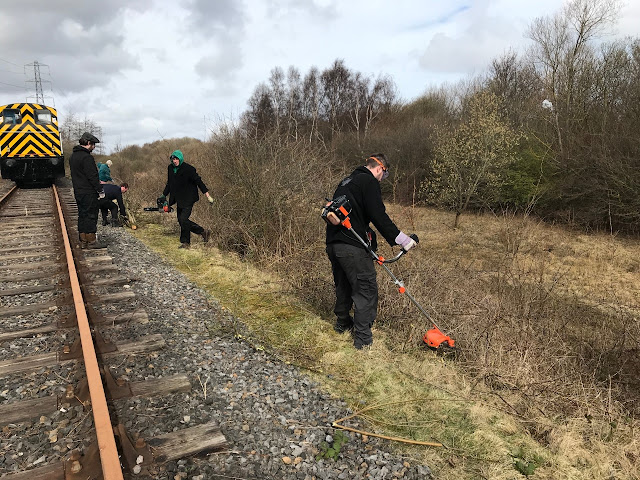 North Tyneside Steam Railway: Lineside work