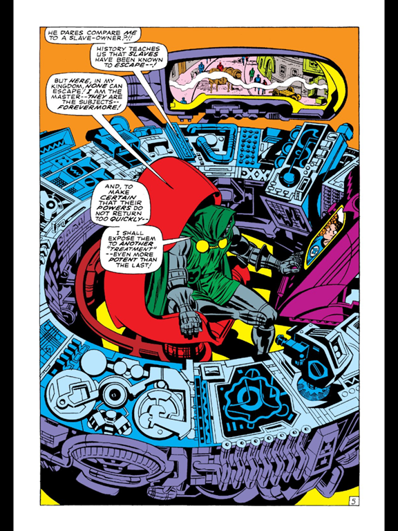 collected archives: Classic Jack Kirby Doctor Doom Art - Hi Res