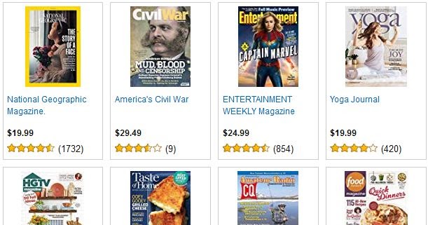 Popular Top Magazine Subscriptions List. ~ Ak Freelancing Park