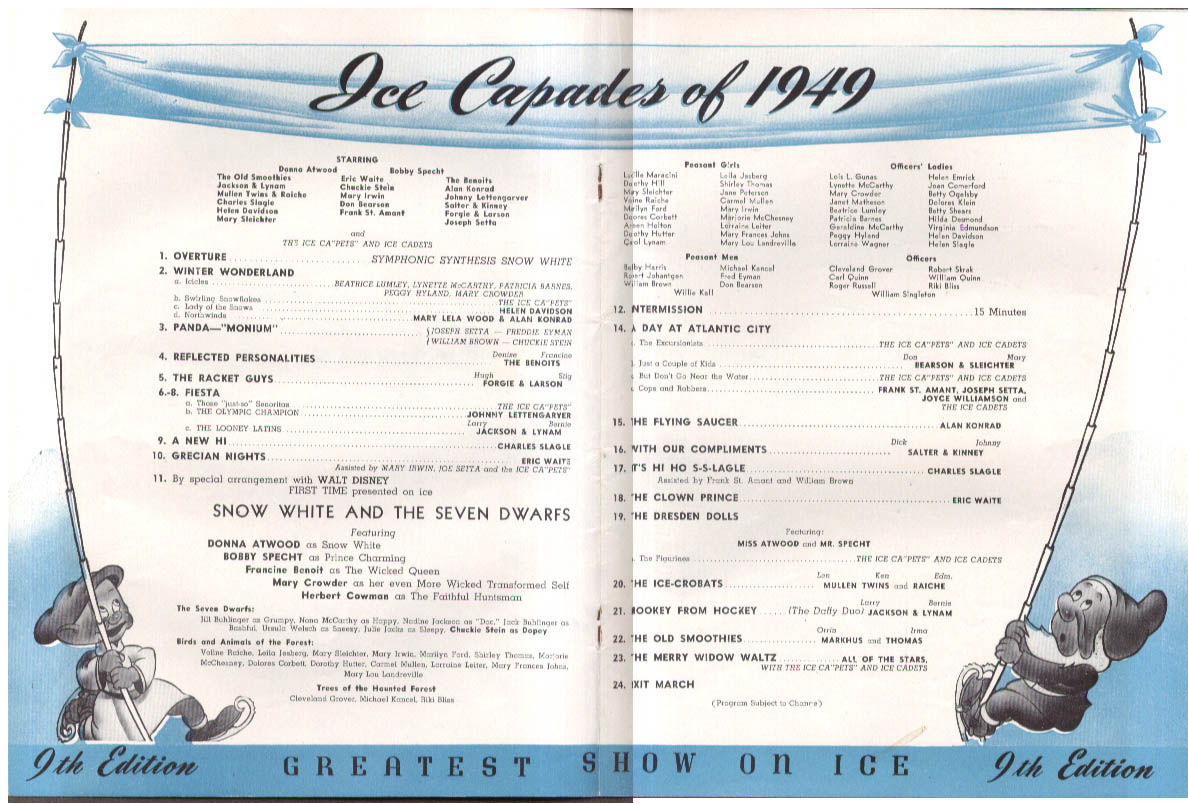 Filmic Light - Snow White Archive: Snow White on Ice - The Ice Capades