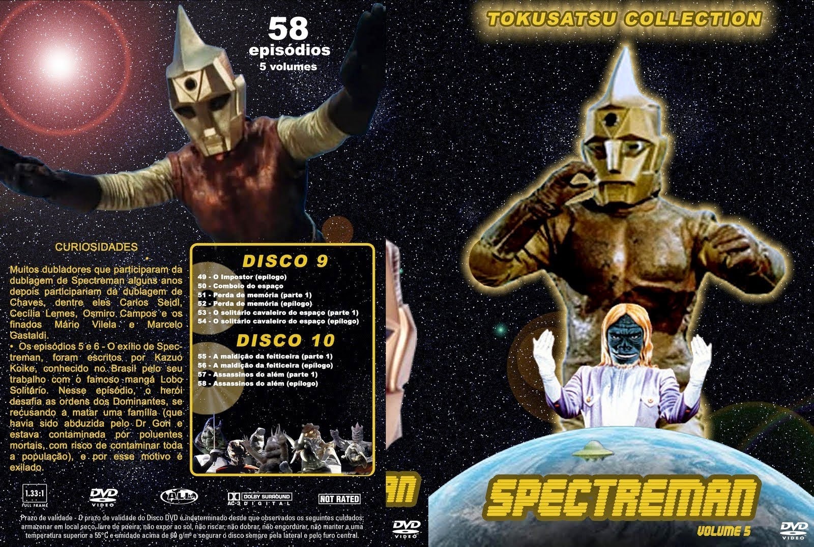 Filmes D bom: Spectreman Serie Completa DVDRip XviD Dublado