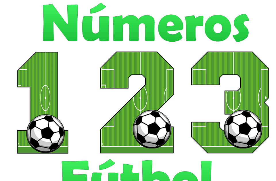 Kits imprimibles gratis : Números Fútbol para imprimir