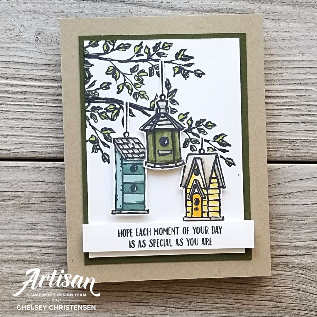 Creative Chelsey: Garden Birdhouses Stamp Simple Stamping & Easy Card ...