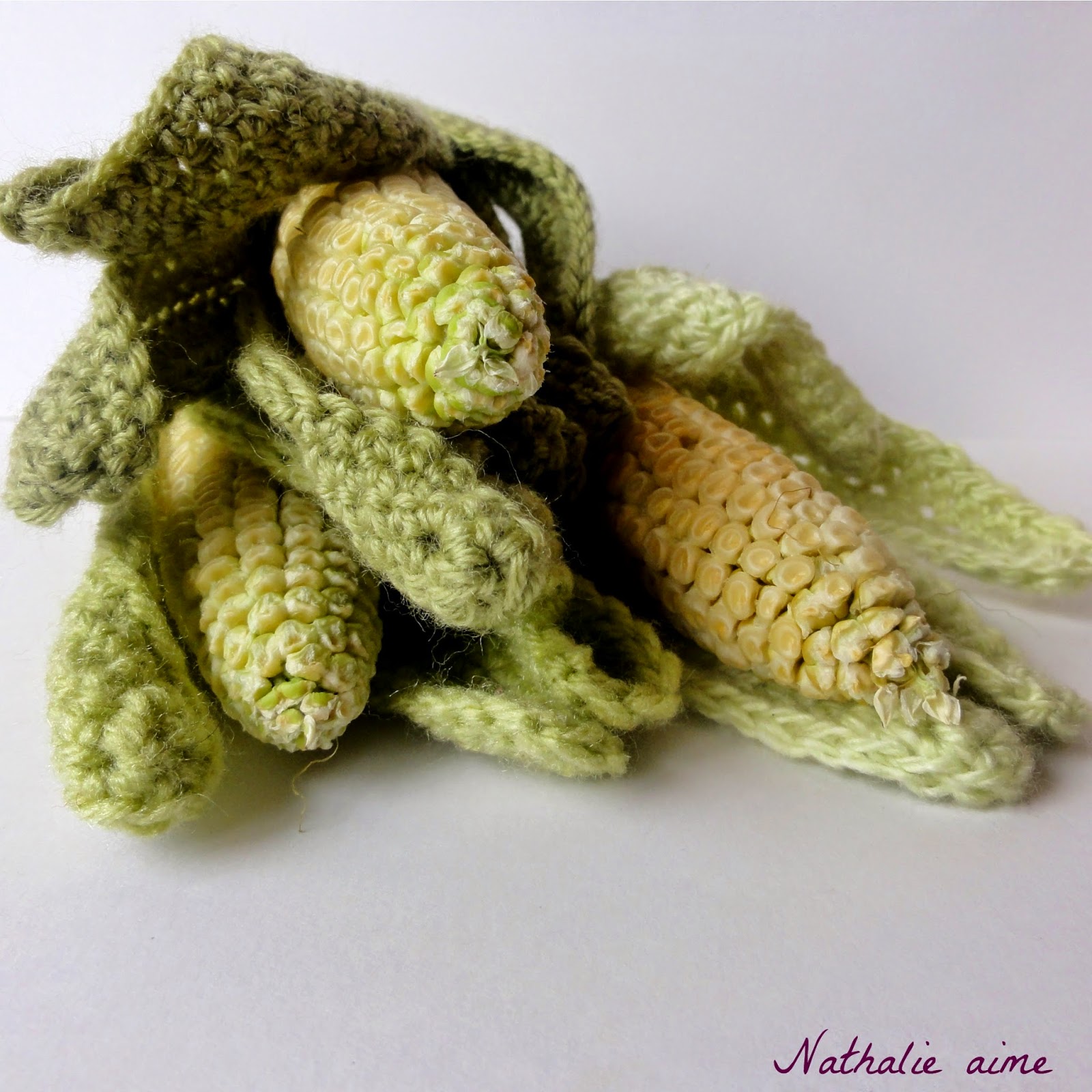 Nathalie M: SC # 237 petits maïs et crochet