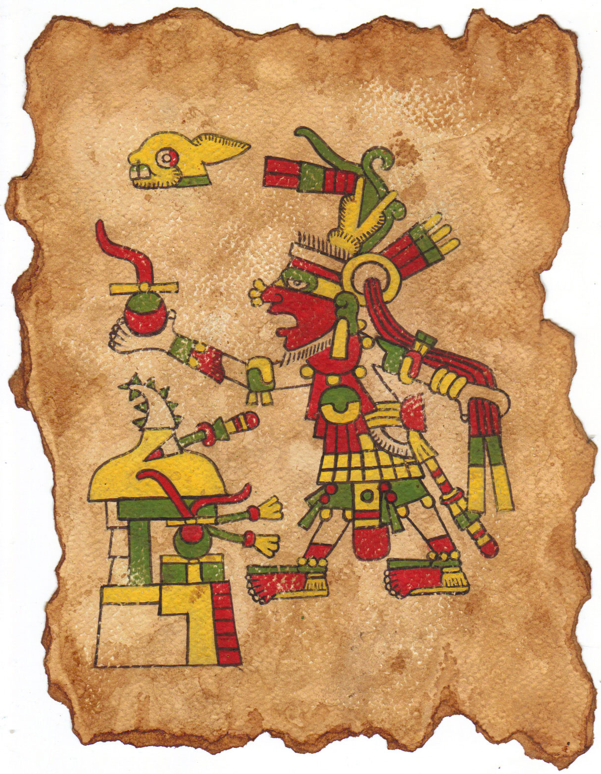 San Carlos Ilustradoce: Ejercicio Códices Prehispánicos con el Mtro ...