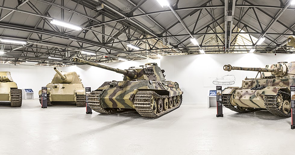 Historia y tecnología militar: Tiger collection en Bovington