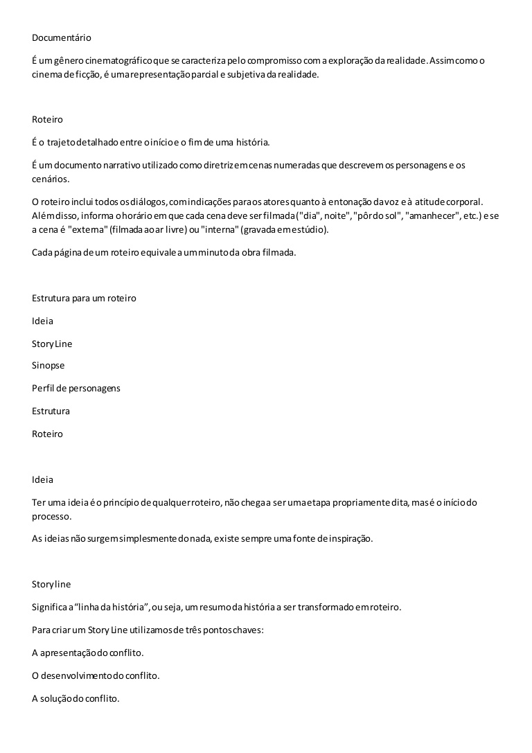 modelo de roteiro - wood scribd braxin
