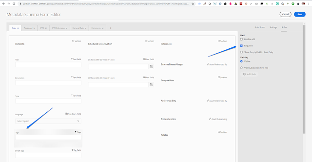 Experiencing Adobe Experience Manager (AEM, CQ): AEM Cloud Service - Assets Metadata Editor set ...