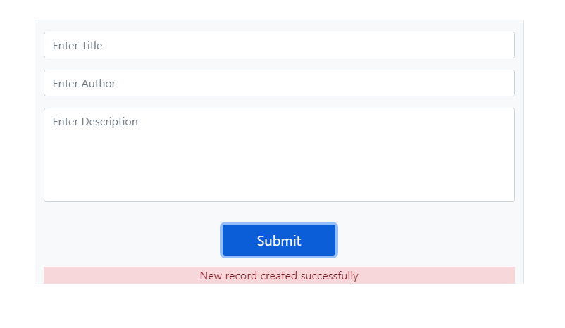 Submit form without reloading page using ajax - programmopedia