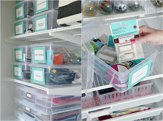 IHeart Organizing: The Ultimate Craft Closet Organization
