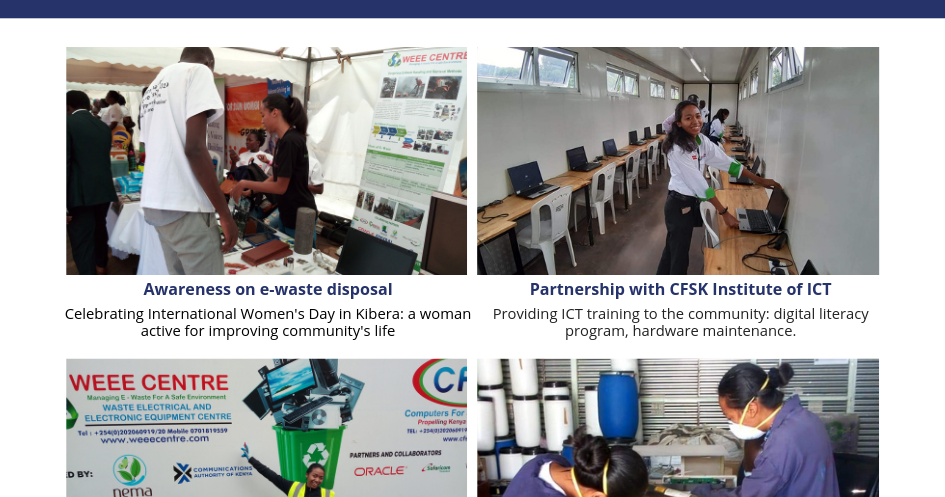 My experience at the WEEE Centre