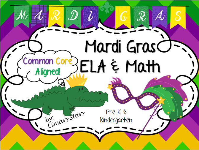 Mardi Gras ELA & Math | Mrs. Limar's Stars!