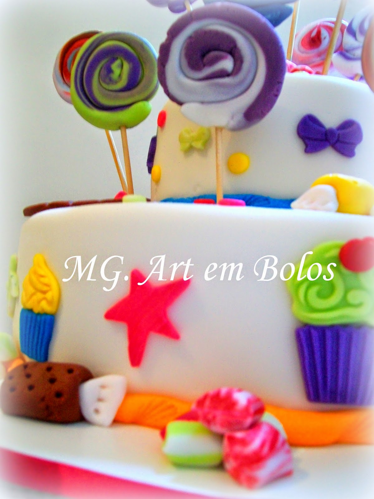 MG. Art em Bolos: Bolo Candy Party