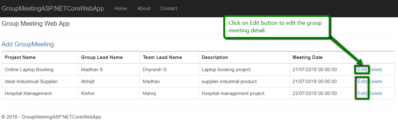 Crud Operation In Aspnet Core Using Dapper Orm ~ Programming With Shri 3521