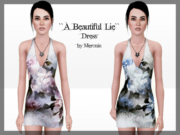 exibii hot: Simple Dresses with Necklaces by Meronin