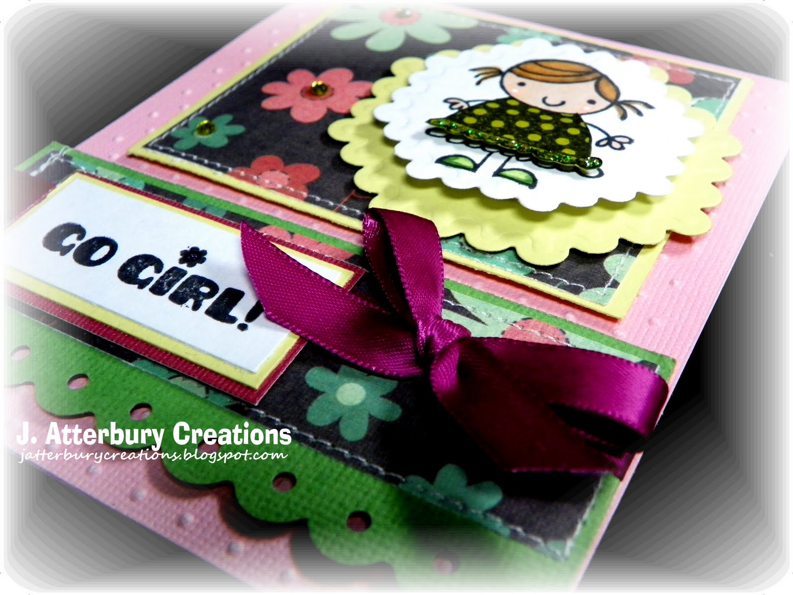 J. ATTERBURY CREATIONS: Go Girl Card...