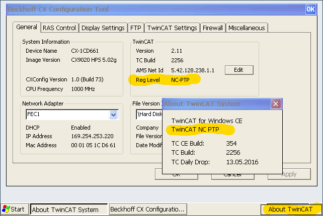 Go Twincat Activating System Nc Ptp Module
