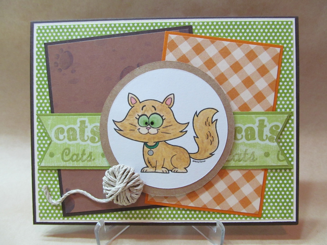 Savvy Handmade Cards: Cute Kitty Card