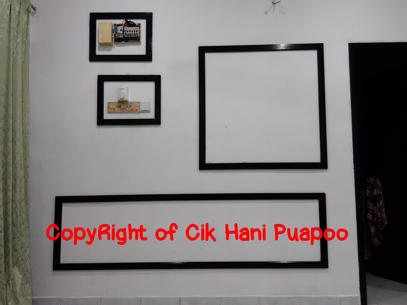 Blog Han: Rumah Kesayangan : DIY dinding kreatif (Border Frame)
