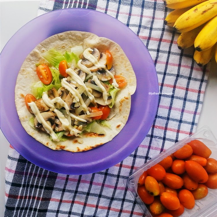 RECIPE : MUSHROOM UNFOLDED WRAP - JDFoodiary
