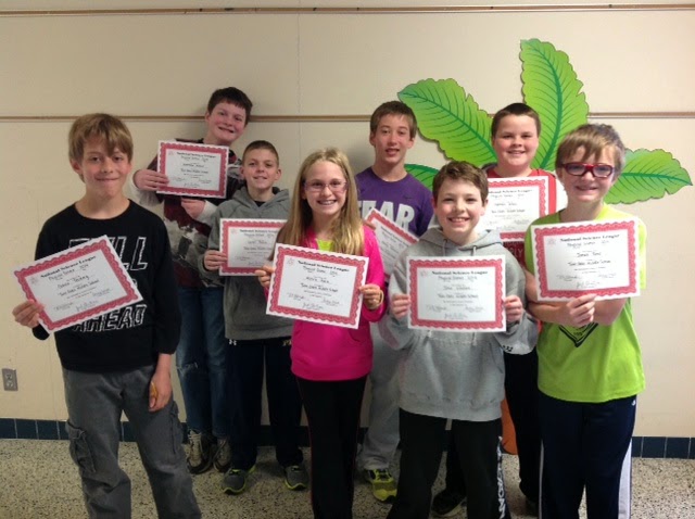 Twin Oaks Middle School: National Science League Contest