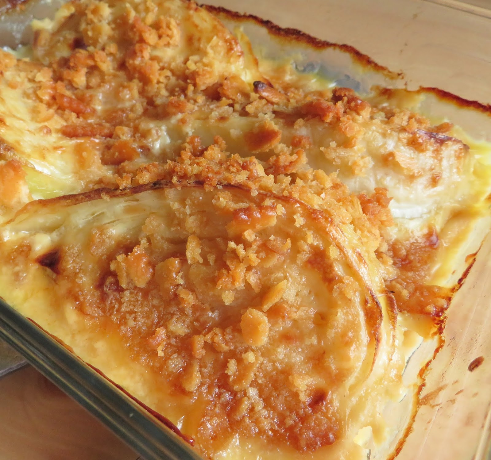 Cabbage, Cheese & Mustard Gratin for two | The English Kitchen