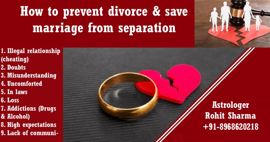 How to prevent divorce & save marriage from separation +91-8968620218