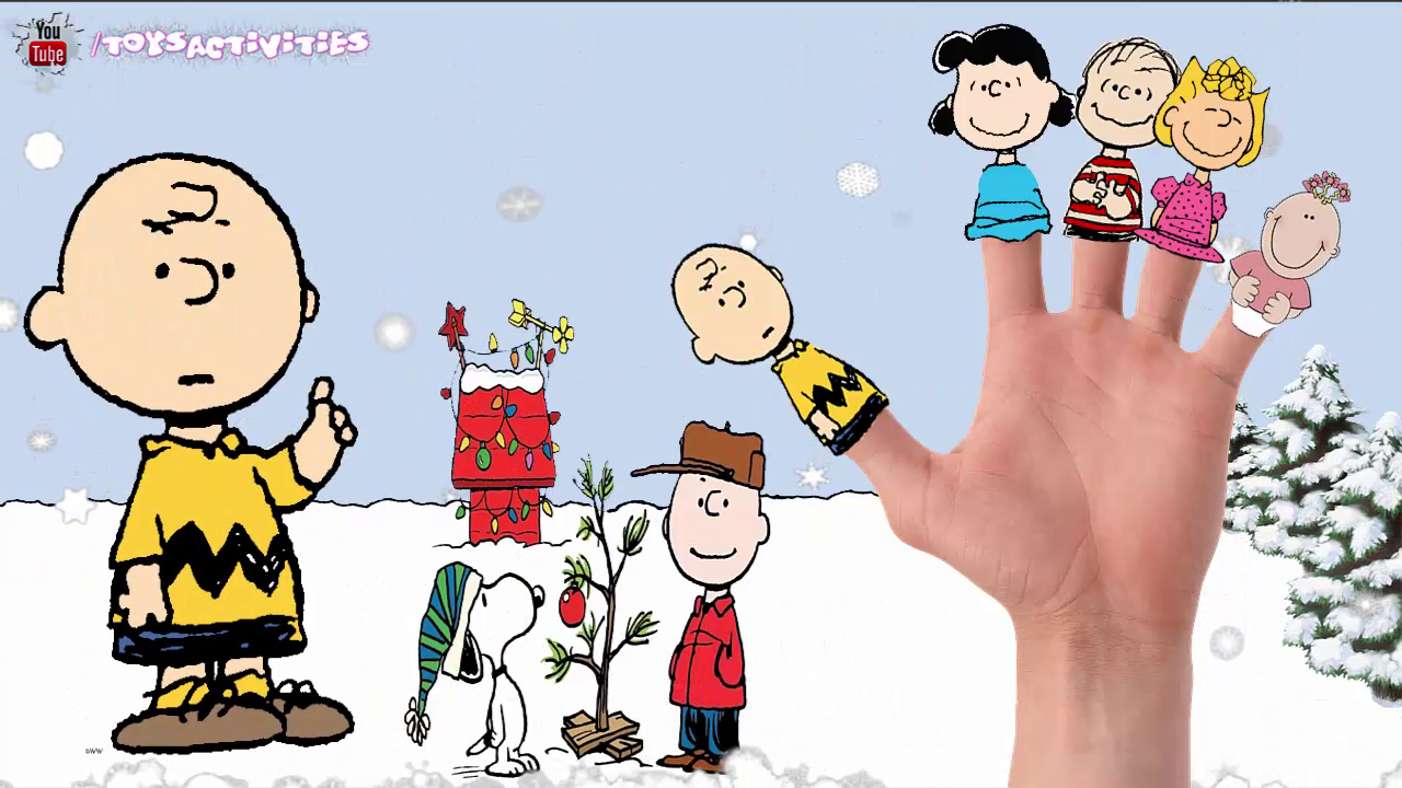 Peanuts Movie Finger Family Collection Charlie Brown Finger Family ...