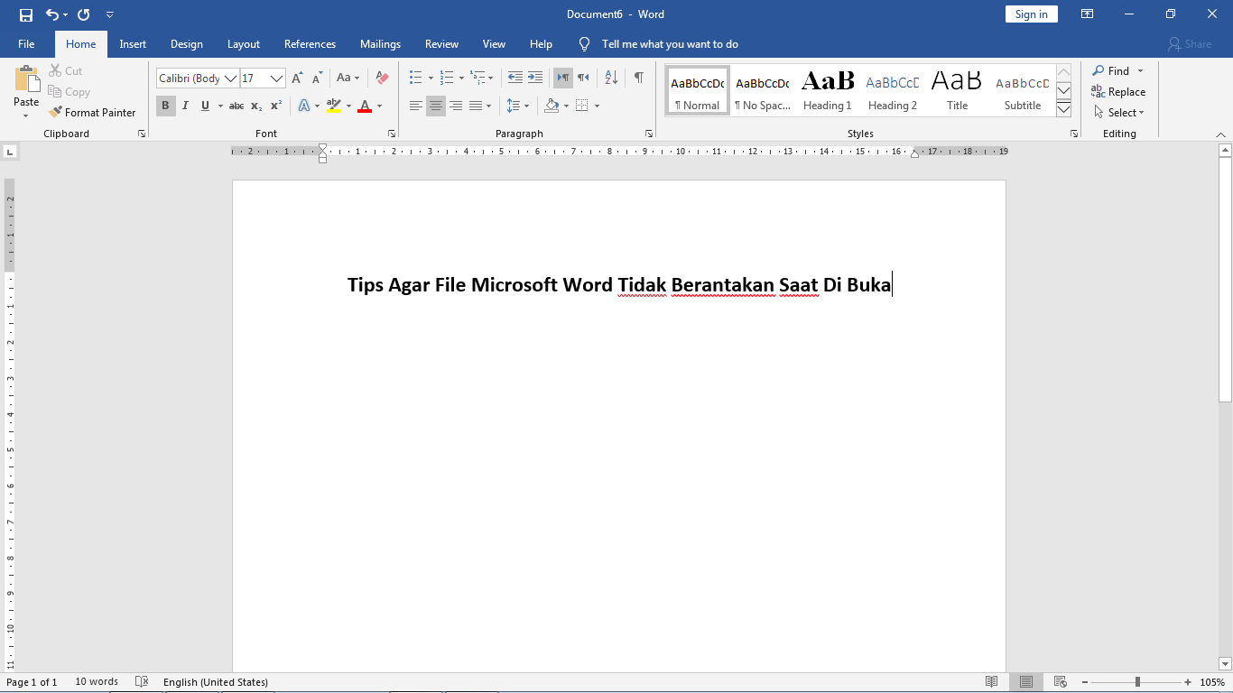 Tips Agar File Microsoft Word Tidak Berantakan Saat Di Buka