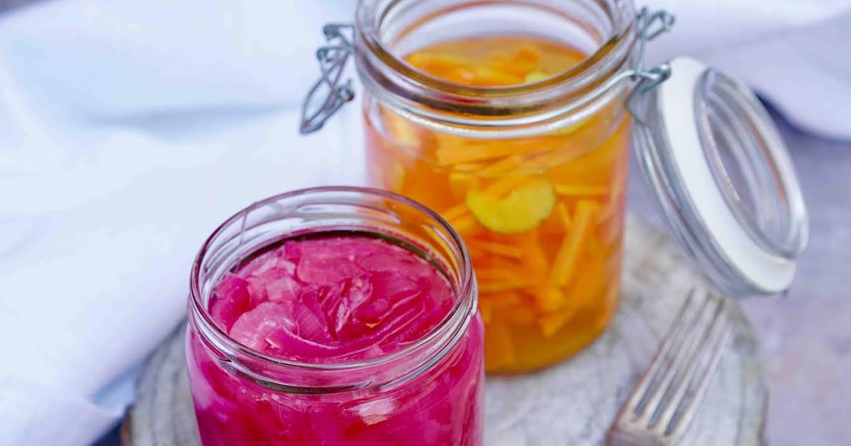 Pickles d'oignons rouges / On dine chez Nanou