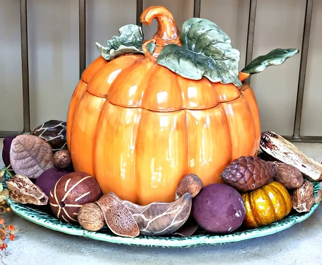 Baker Rack Styled for Autumn | Life and Linda