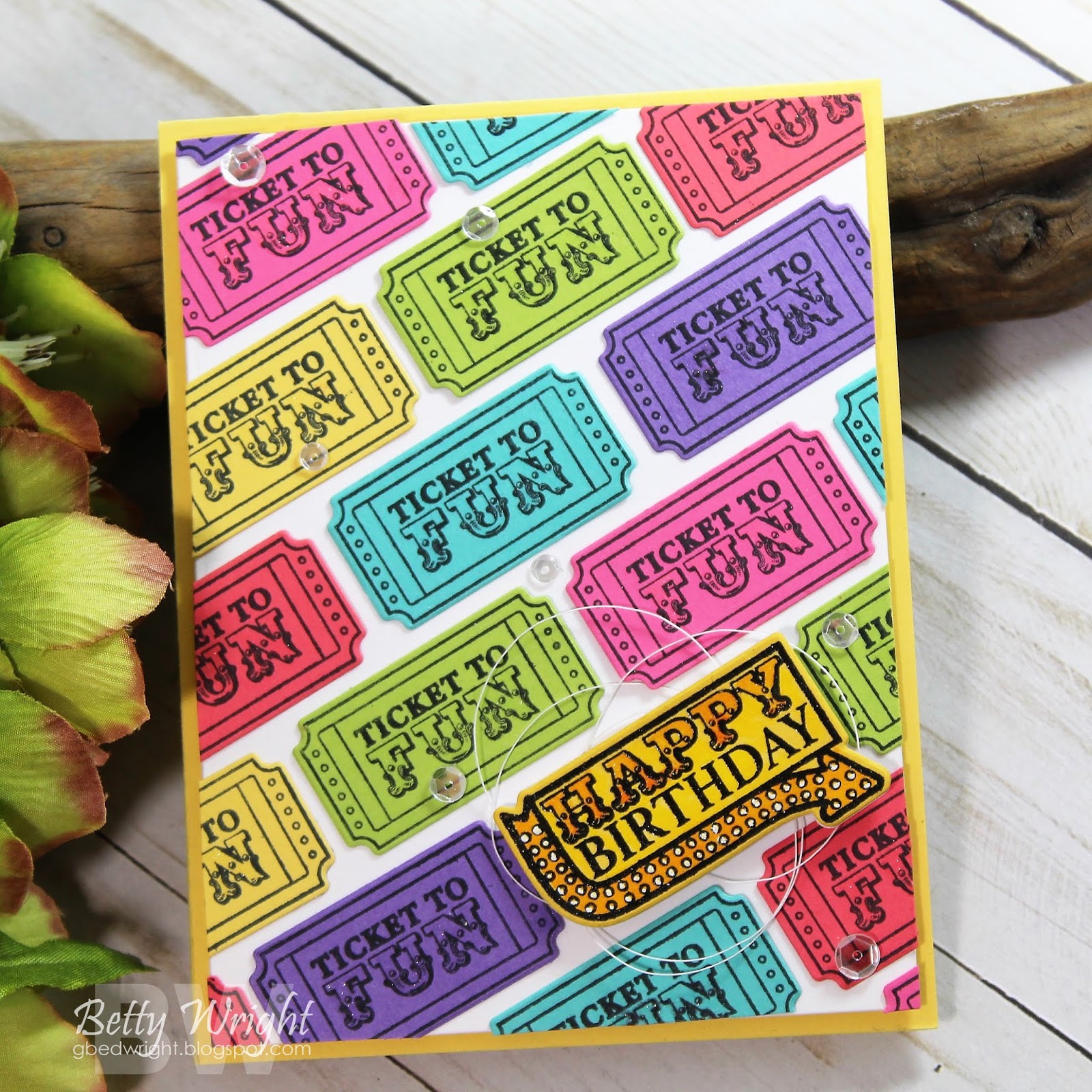 Ticket to Fun! | The Things I Do With Paper