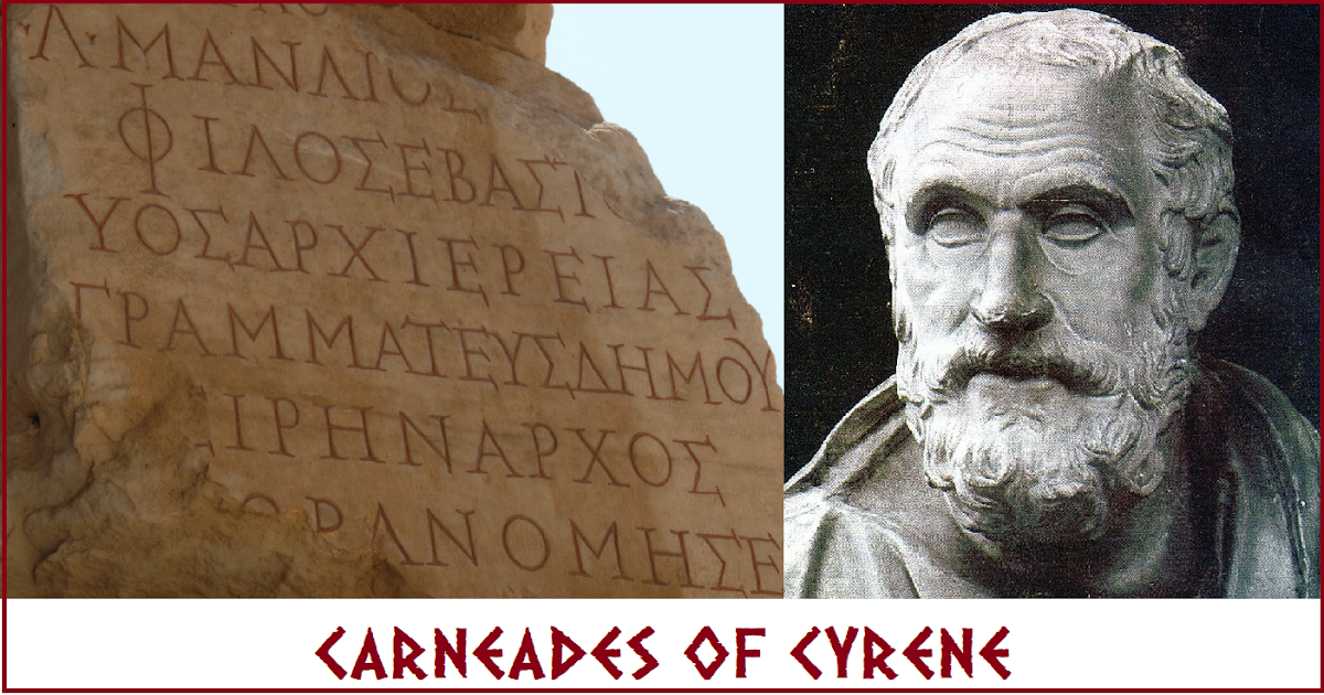 Greek Asia: CARNEADES OF CYRENE