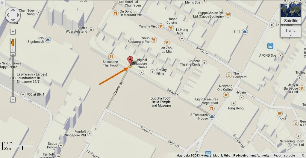 Detail Sago Street Singapore Location Map | Alexandra Meier