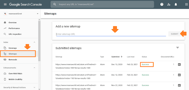 How To Configure Google Search Console On Blogger | Add Sitemap ...